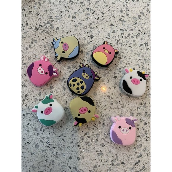 Accessories | Set Of 8 Squishmallow Crocs Shoe Charms Cute Farm Animals ...